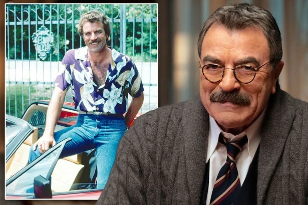 Magnum PI star Tom Selleck unrecognisable without trademark moustache ...
